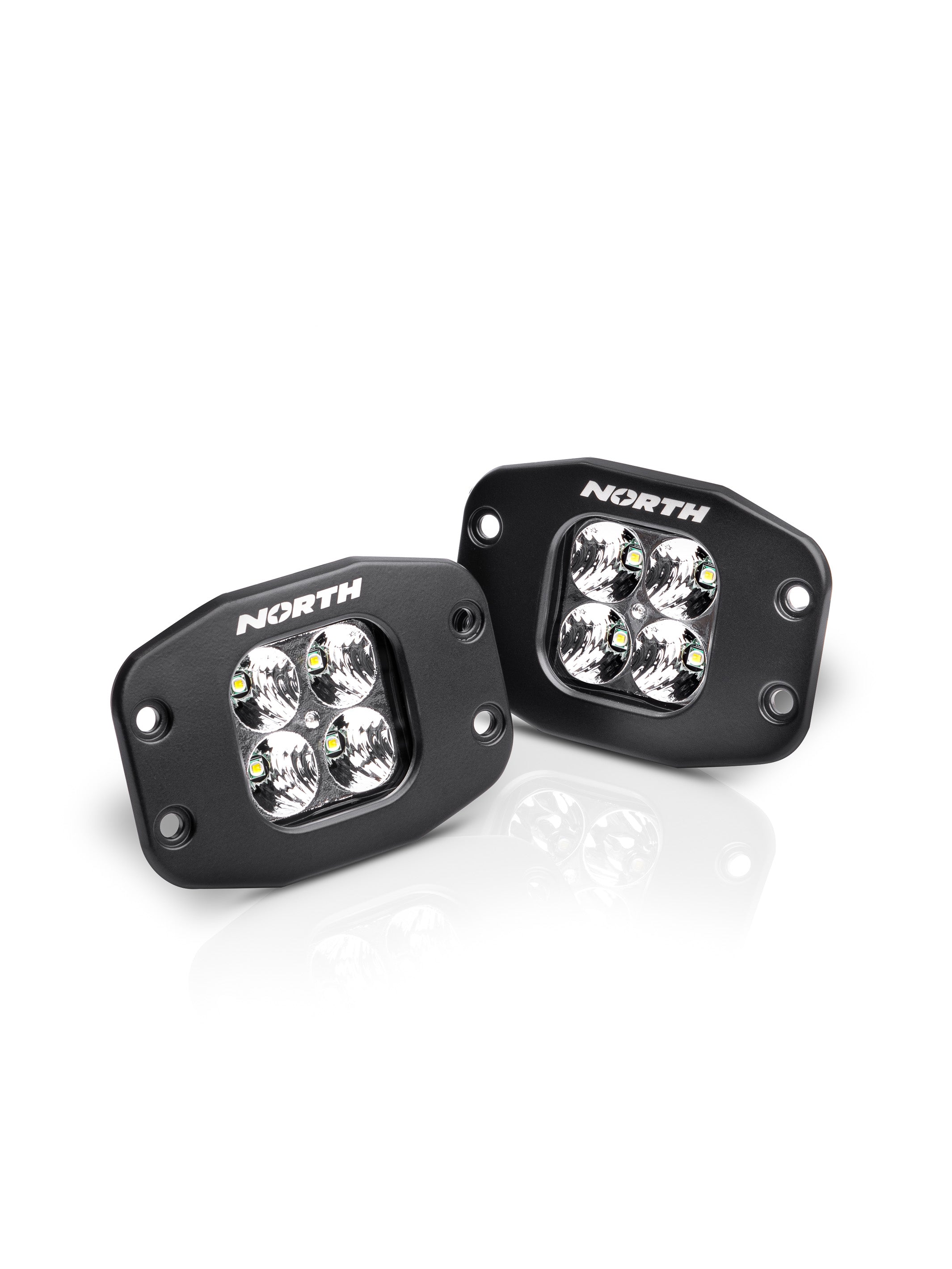 2" LED Flush-Mount Pod Light - Pair – North Lights Co